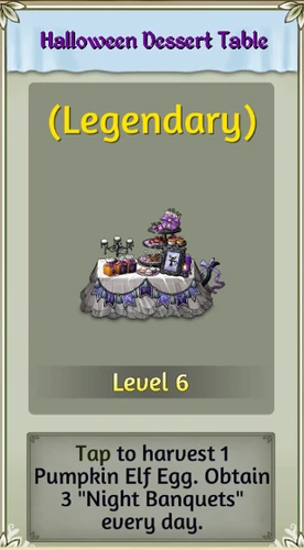 Halloween Dessert Table - Level 6 | Dragons & Elfs Wiki | Fandom