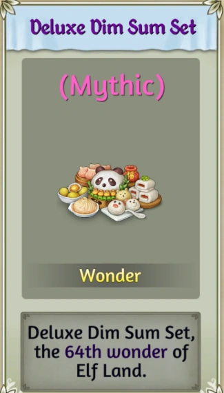 Deluxe Dim Sum Set | Dragons & Elfs Wiki | Fandom