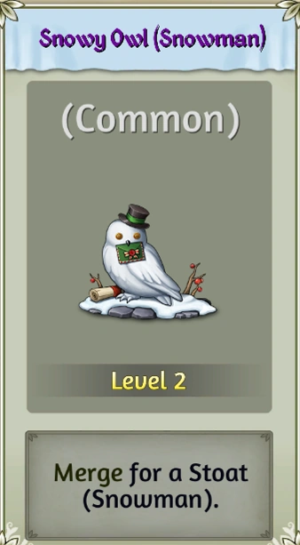 Snowy Owl (Snowman) | Dragons & Elfs Wiki | Fandom
