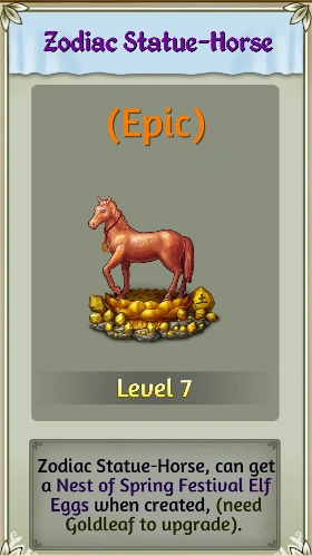 Zodiac Statue-Horse (Earth) | Dragons & Elfs Wiki | Fandom