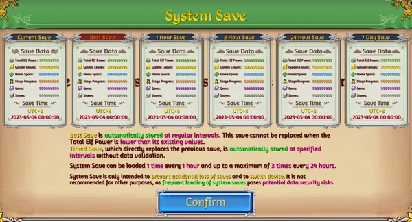 System Save Feature | Dragons & Elfs Wiki | Fandom