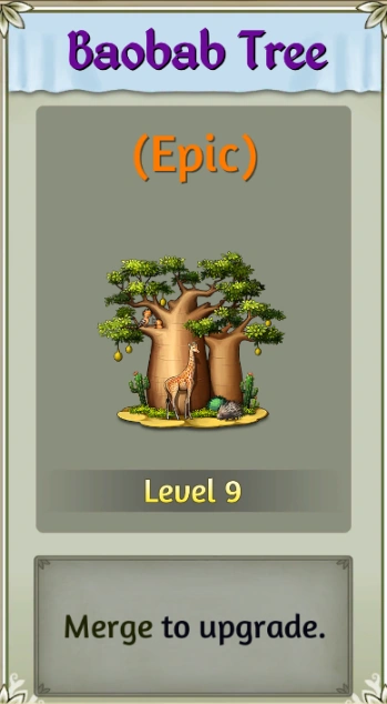 Baobab Tree Lv.9 | Dragons & Elfs Wiki | Fandom