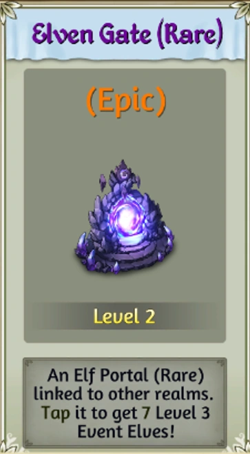 Elven Gate (Rare) | Dragons & Elfs Wiki | Fandom
