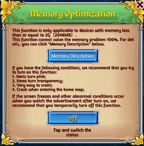 Memory Optimization Function | Dragons & Elfs Wiki | Fandom