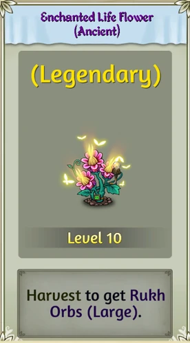 Enchanted Life Flower (Ancient) (Steam-infused) | Dragons & Elfs Wiki ...