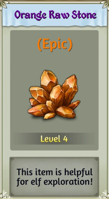 Orange Raw Stone | Dragons & Elfs Wiki | Fandom