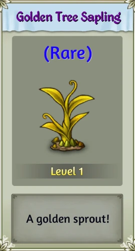Golden Tree Sapling | Dragons & Elfs Wiki | Fandom