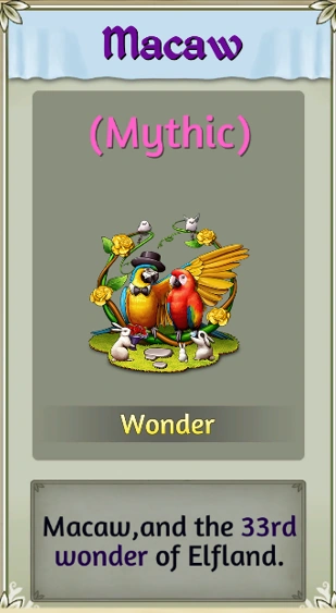 Macaw | Dragons & Elfs Wiki | Fandom