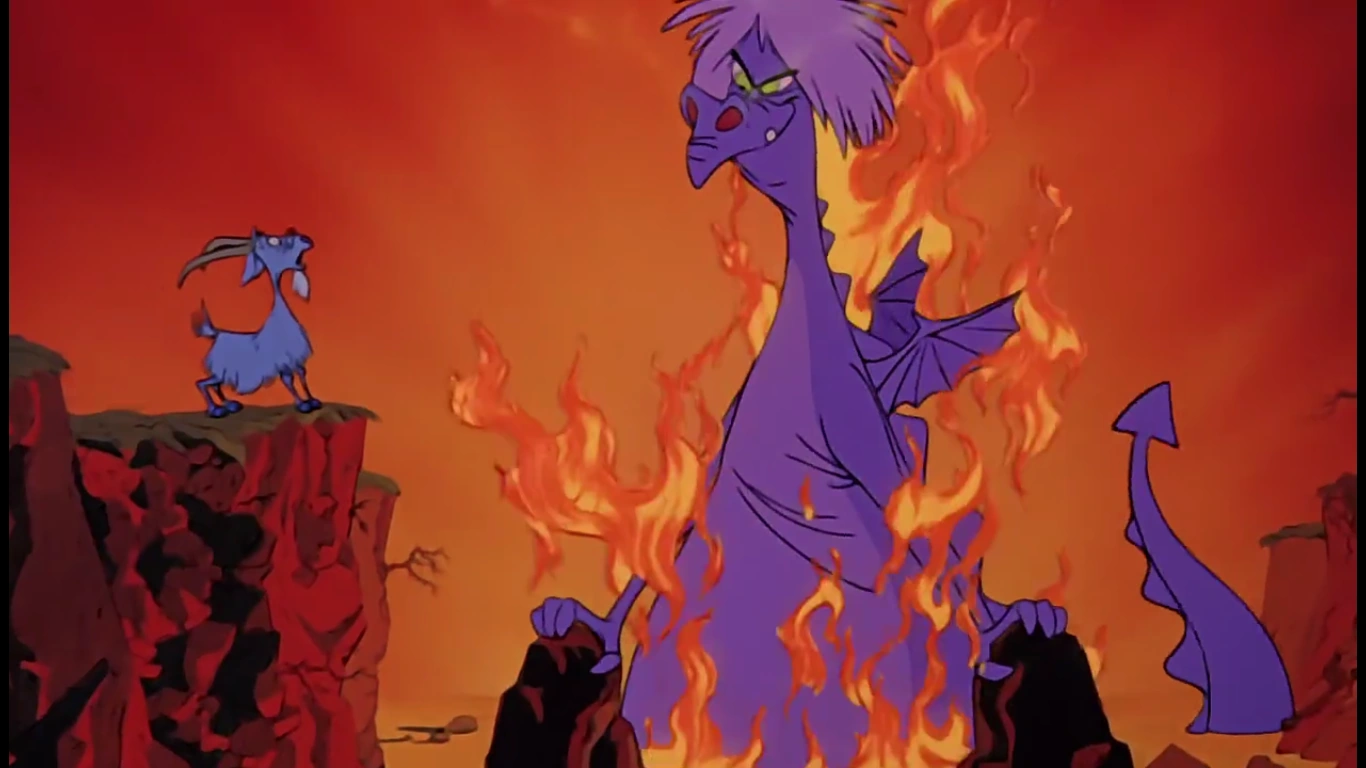 The Sword In The Stone Merlin Vs Madam Mim