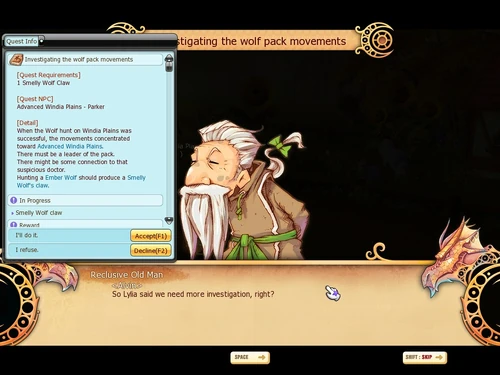Investigating the wolf pack movements - Official Dragon Saga Wiki