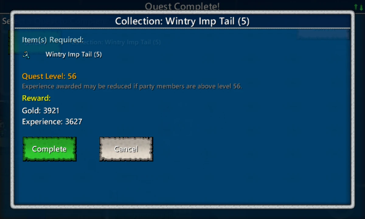 Collection: Wintry Imp Tail | Dragon's Blade Wiki | Fandom