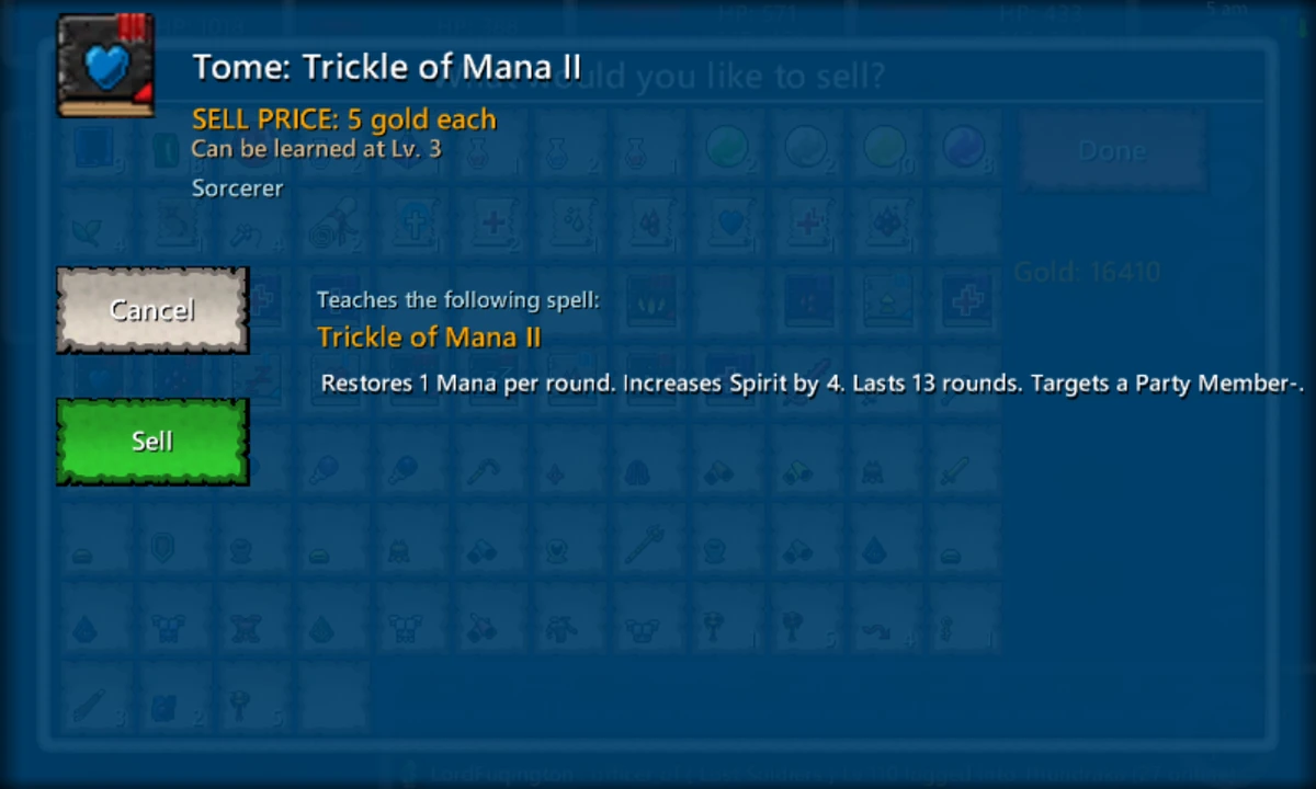 Tome: Trickle of Mana | Dragon's Blade Wiki | Fandom