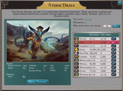 Troops: Storm Drake | Dragons Of Atlantis Wiki | Fandom