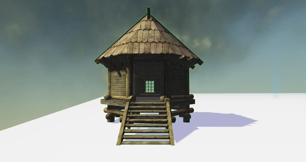Round Wood Hut | Dragonsprophet Wiki | Fandom