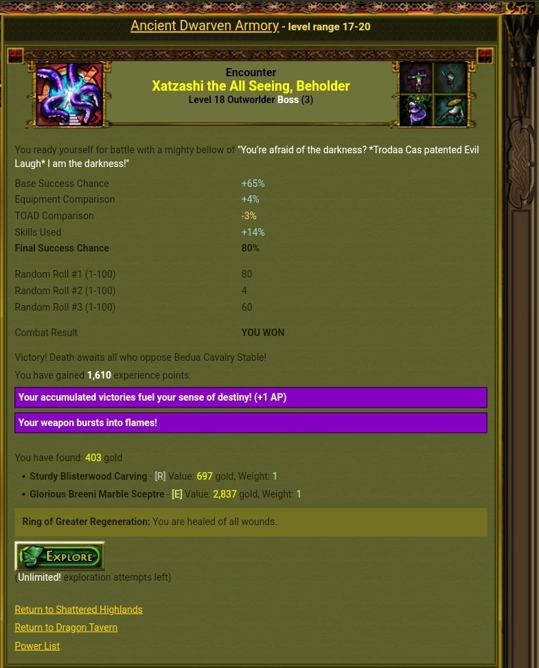 Ancient Dwarven Armory | Dragon Tavern Wiki | Fandom