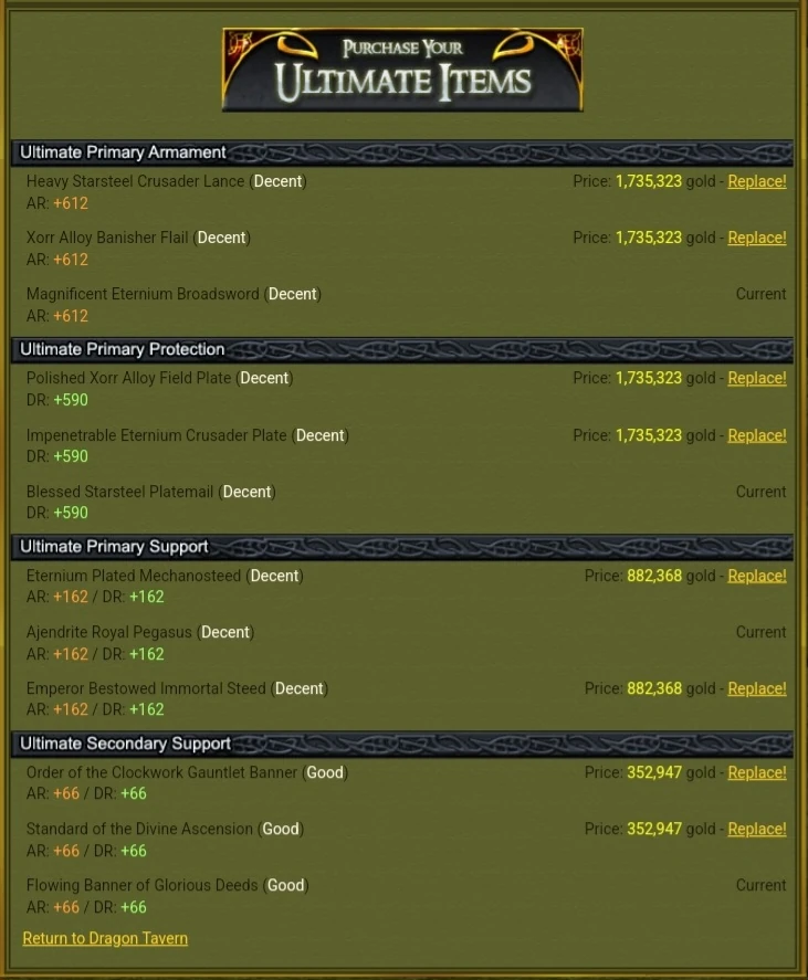 Ultimate Items Shop, Upgrade Ultimate Items, and Ultimate Trainer ...