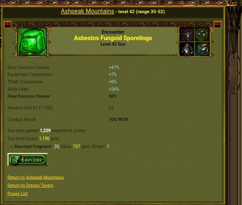 Success Chance | Dragon Tavern Wiki | Fandom