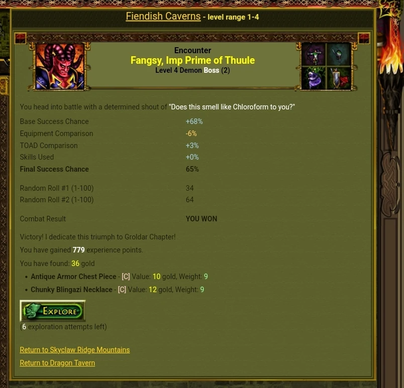 Fiendish Caverns | Dragon Tavern Wiki | Fandom