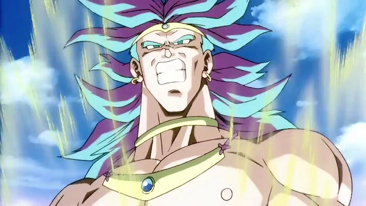 Broly Purple Hair