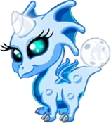 Blue Moon Dragon | DragonVale Fanlore Wiki | Fandom