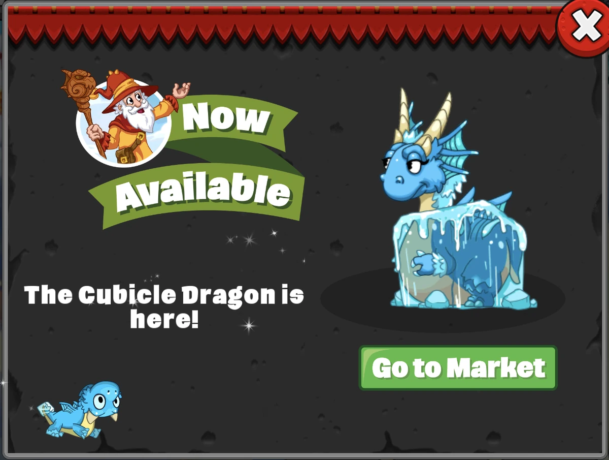 Cubicle Dragon | DragonVale Wiki | Fandom