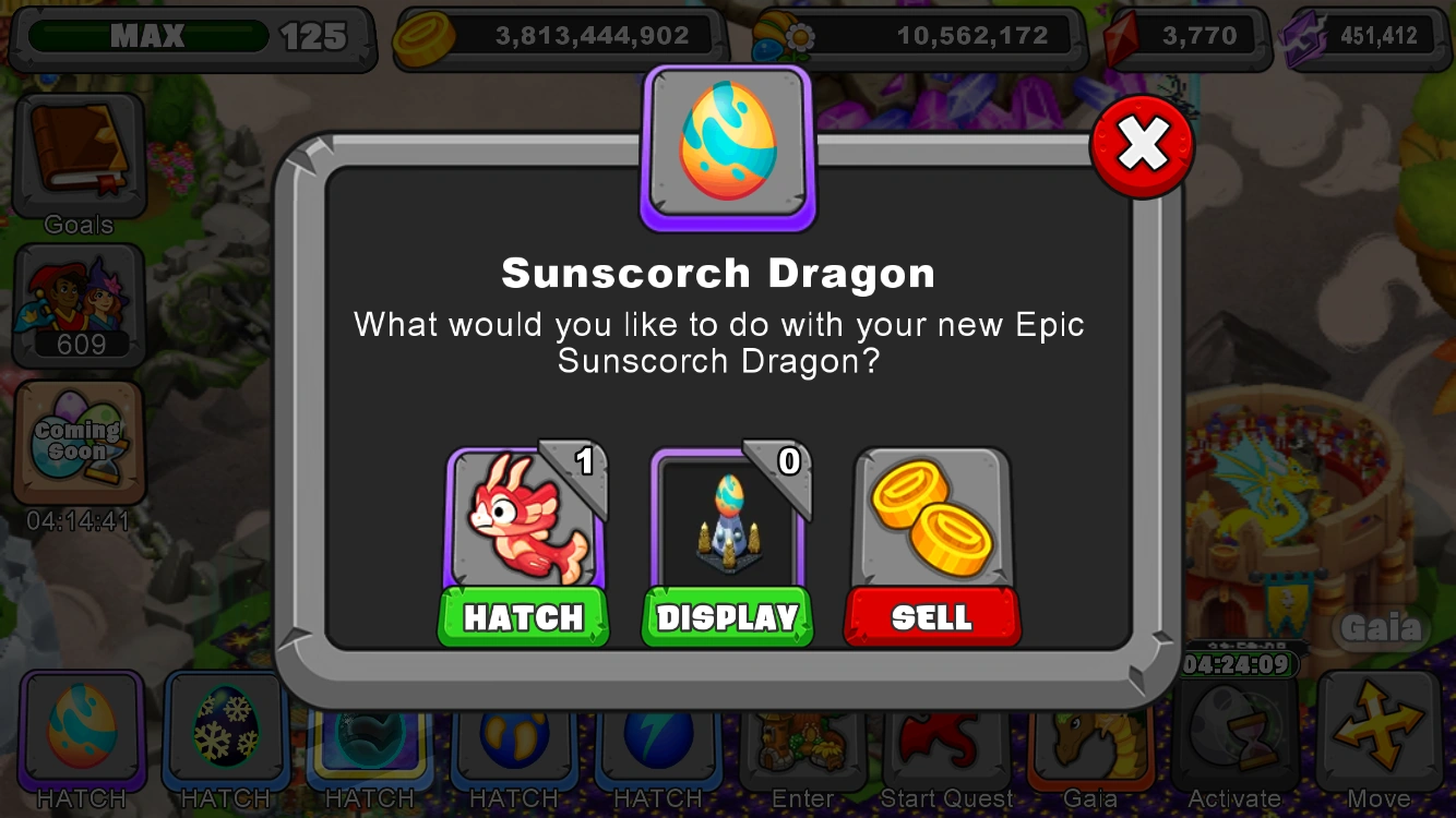 Sun Dragon Dragonvale