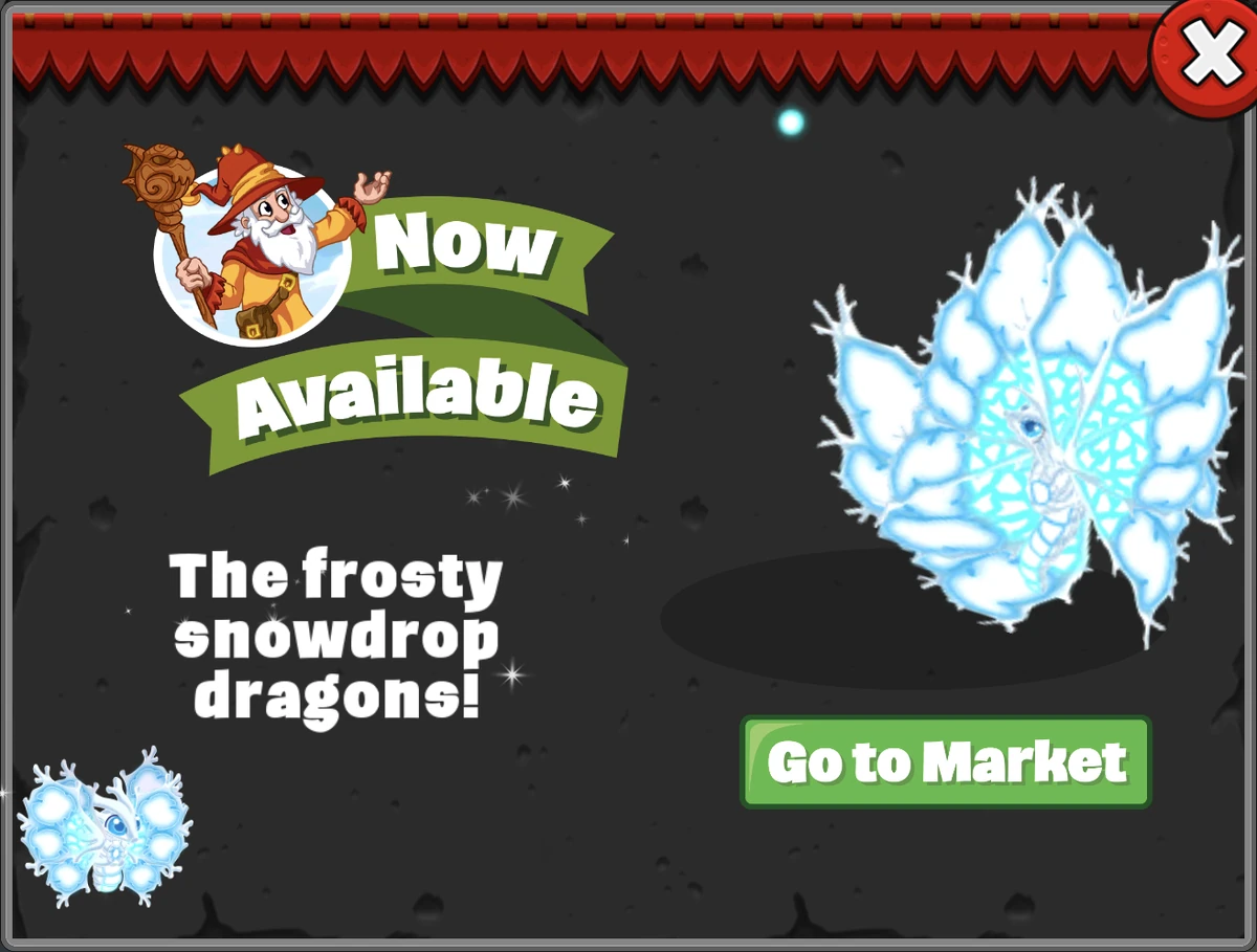 Snowdrop Dragon | DragonVale Wiki | Fandom