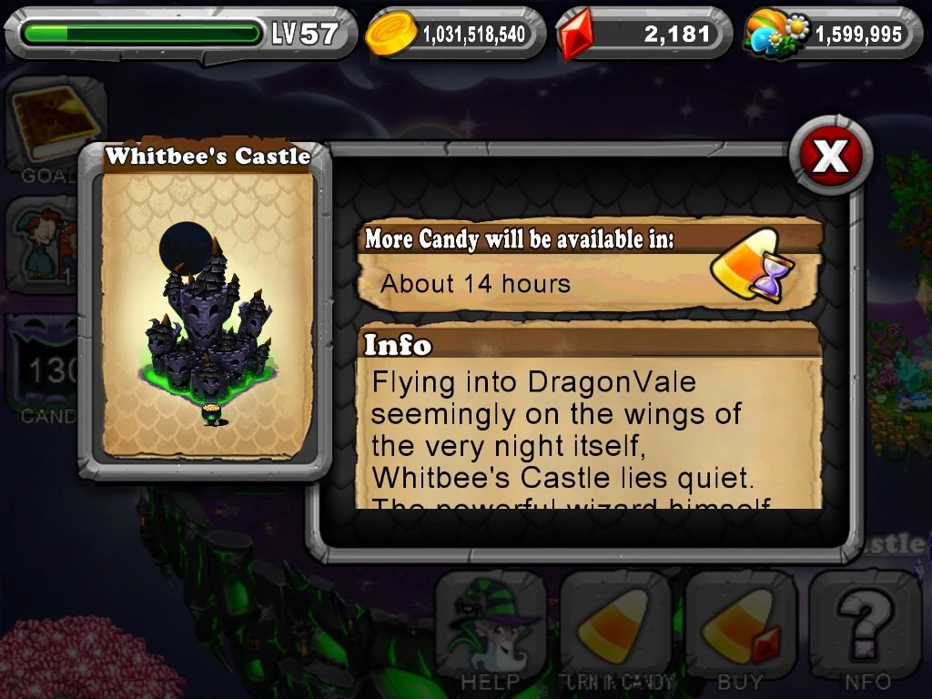 Whitbee's Castle | DragonVale Wiki | Fandom