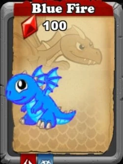 Blue Fire Dragon Dragonvale