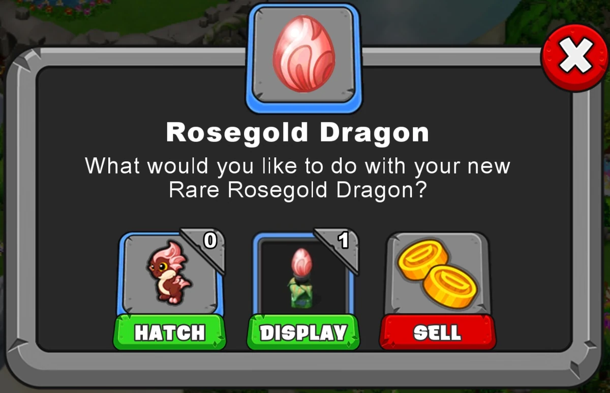 Rosegold Dragon | DragonVale Wiki | Fandom