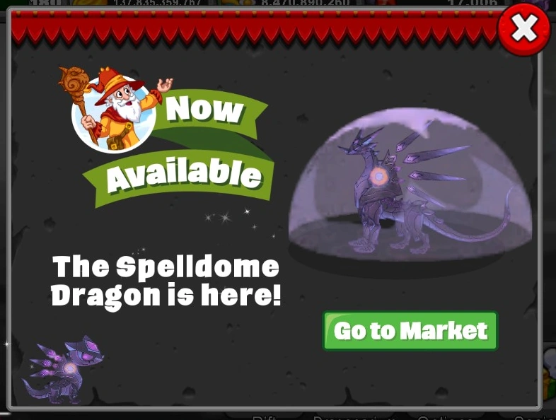 Spelldome Dragon | DragonVale Wiki | Fandom