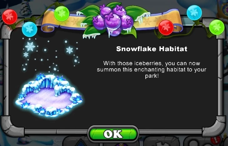 Snowflake Reward Habitat | DragonVale Wiki | Fandom