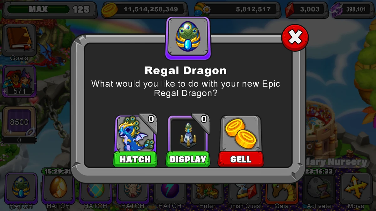 Regal Dragon | DragonVale Wiki | Fandom