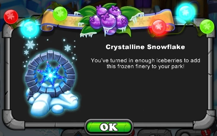 Crystalline Snowflake | DragonVale Wiki | Fandom