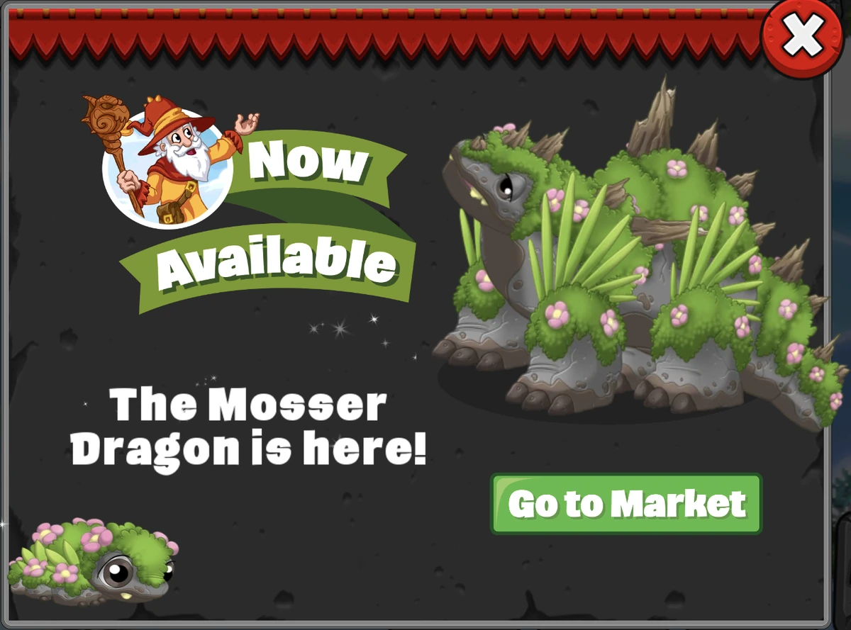 Mosser Dragon | DragonVale Wiki | Fandom