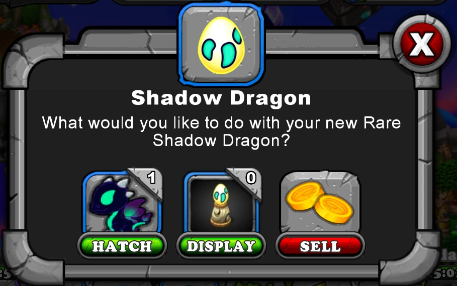 Shadow Dragon Dragonvale