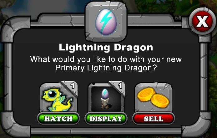 Lightning Dragon Dragonvale