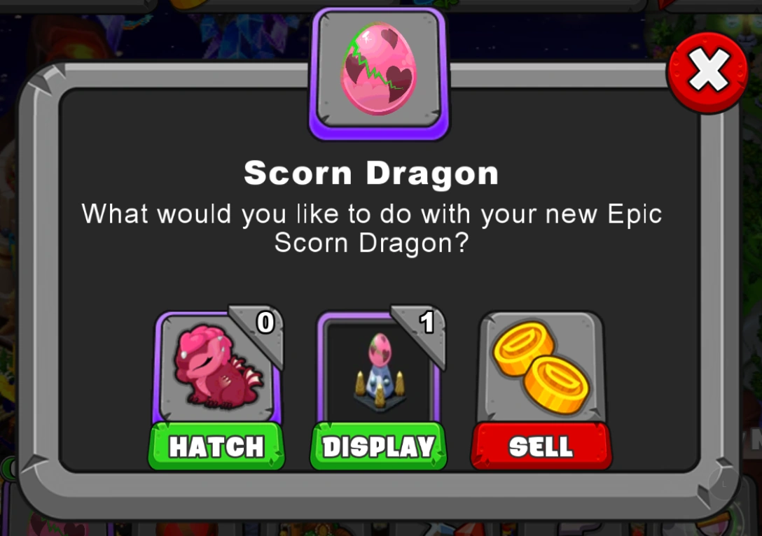 Scorn Dragon | DragonVale Wiki | Fandom