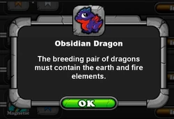 Dragonvale Breeding Guide Obsidian