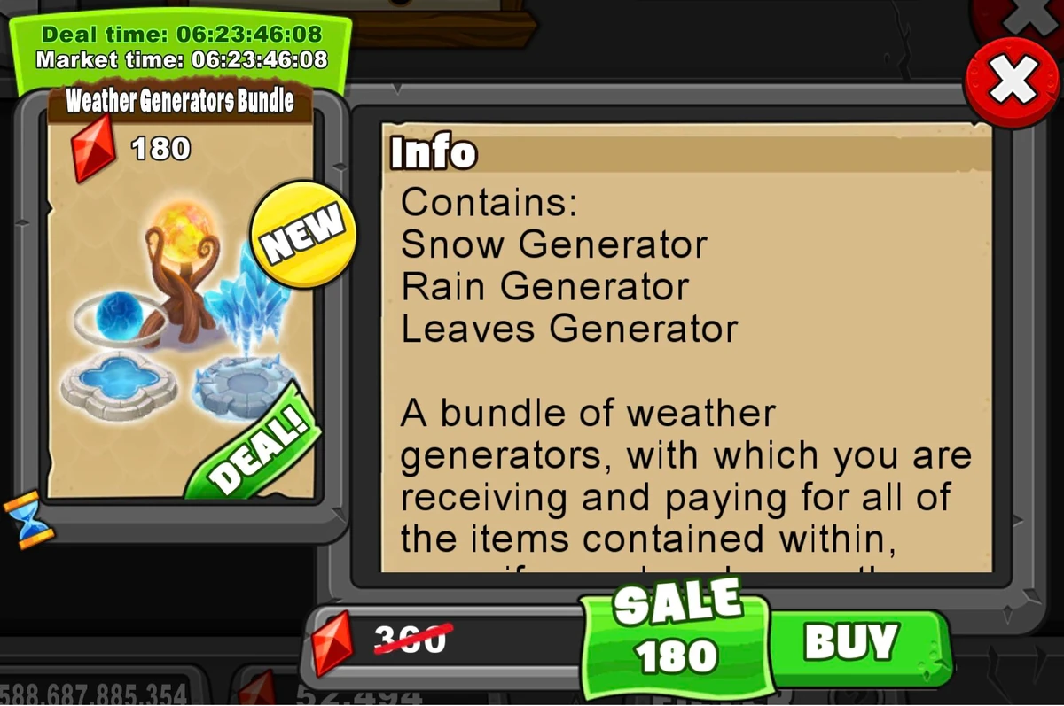 Weather Generators Bundle | DragonVale Wiki | Fandom