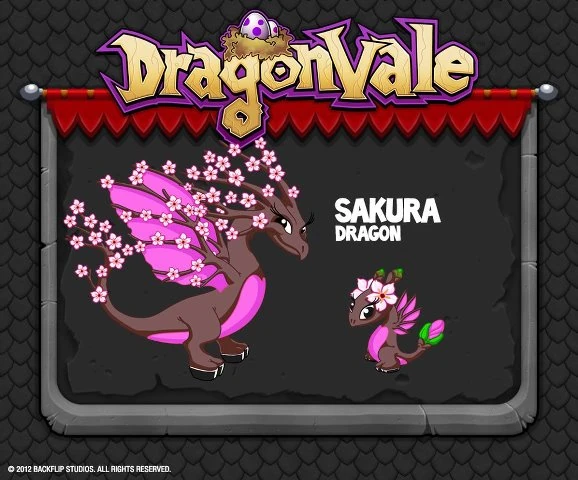 Sakura Dragon | DragonVale Wiki | Fandom