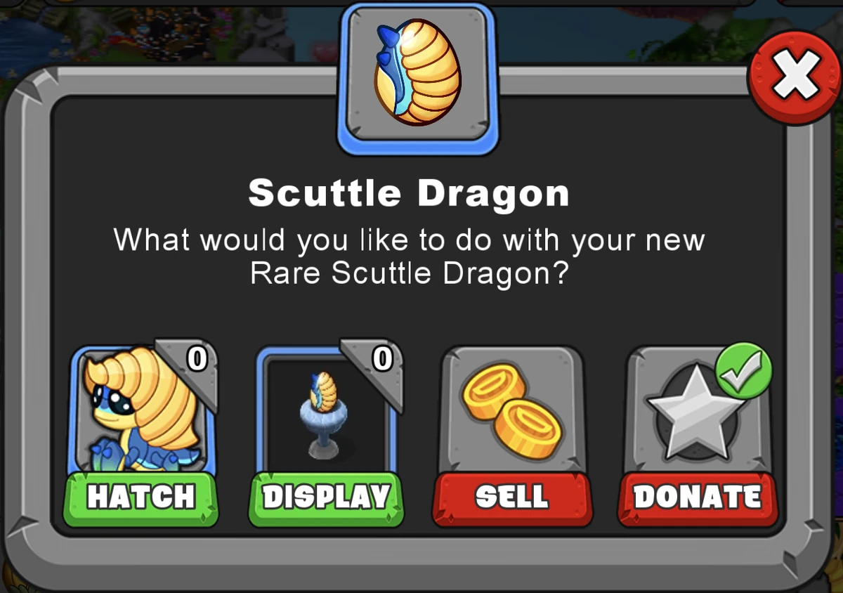 Scuttle Dragon | DragonVale Wiki | Fandom