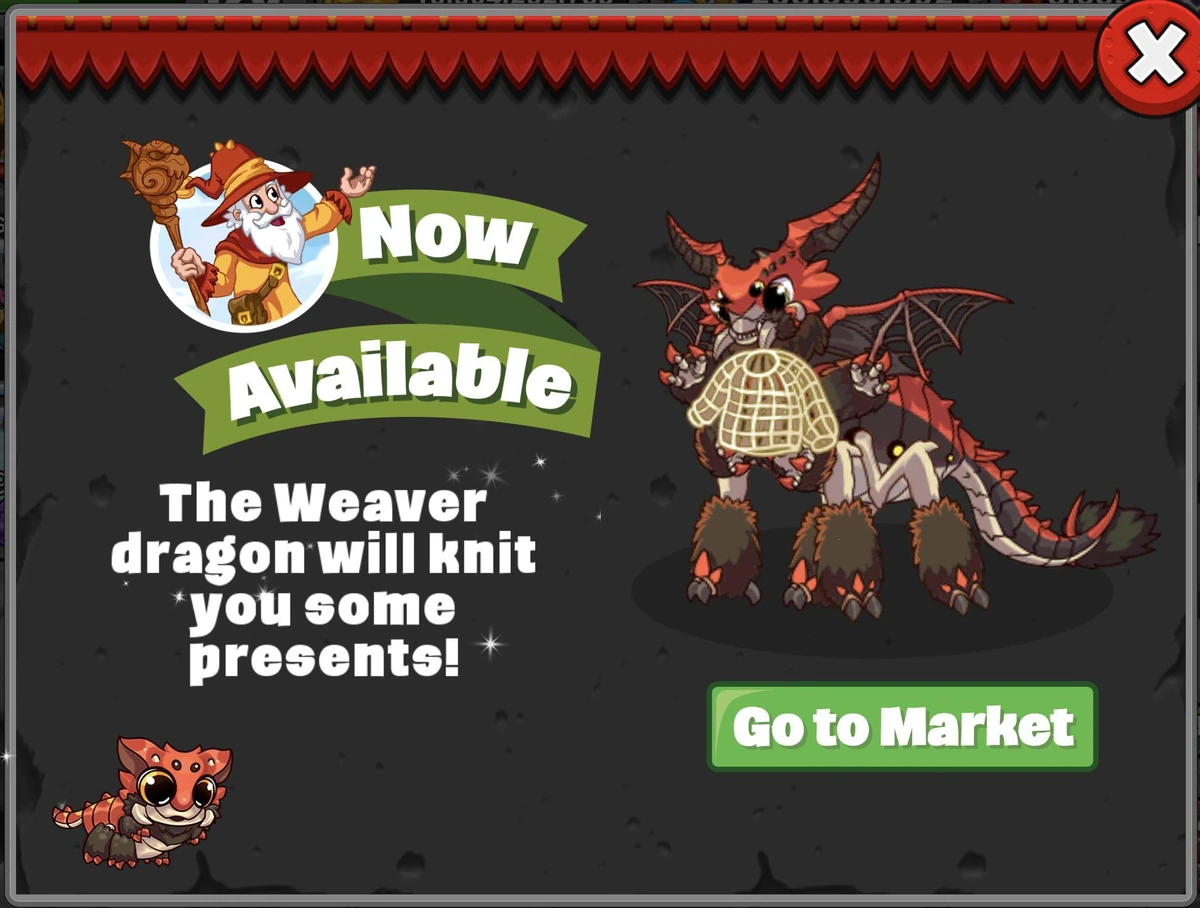 Weaver Dragon | DragonVale Wiki | Fandom