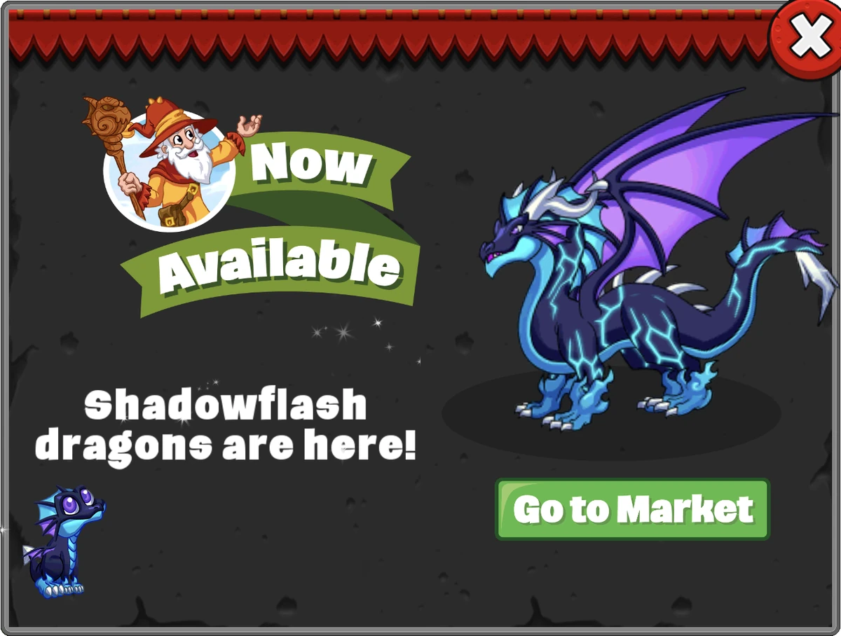 Shadowflash Dragon | DragonVale Wiki | Fandom