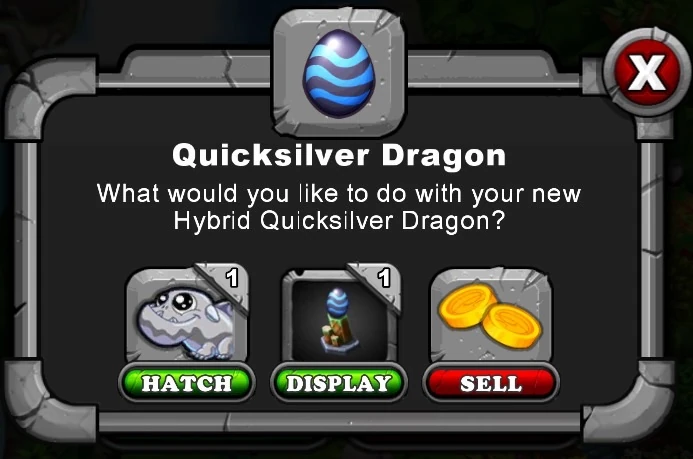 Quicksilver Dragon | DragonVale Wiki | Fandom