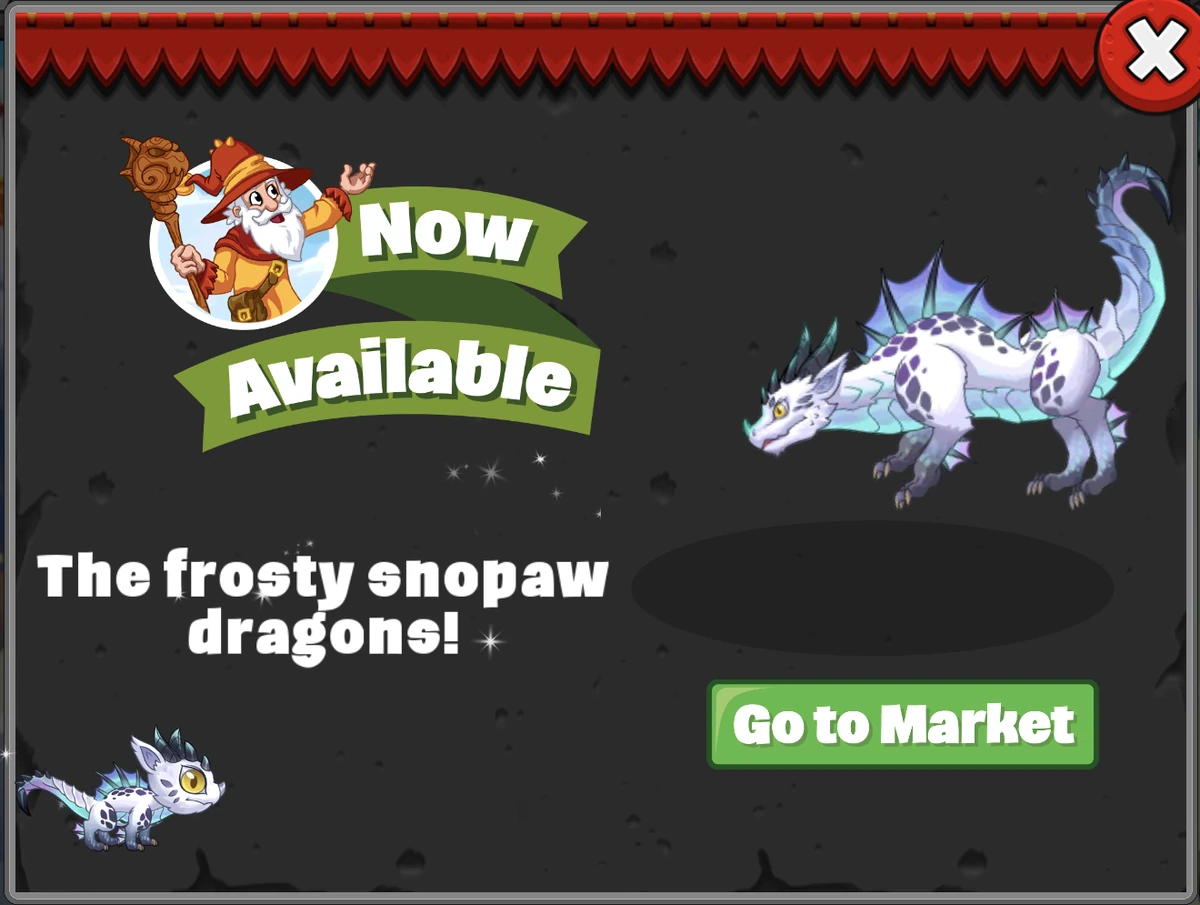 Snopaw Dragon | DragonVale Wiki | Fandom