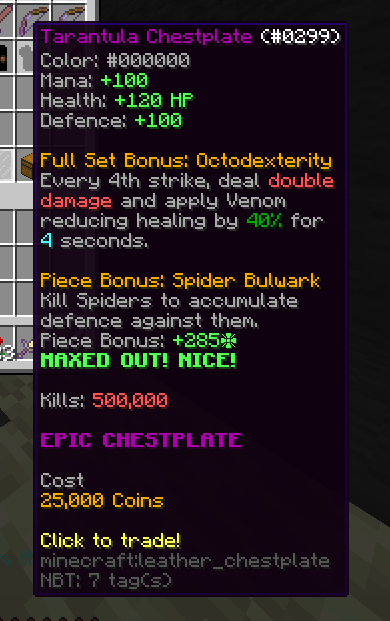 Tarantula Armor | DragSim Wiki | Fandom