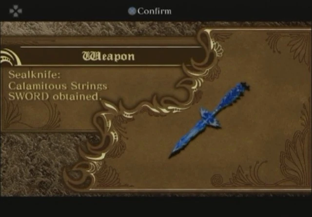 Sealknife: Calamitous Strings | Drakengard Wiki | Fandom