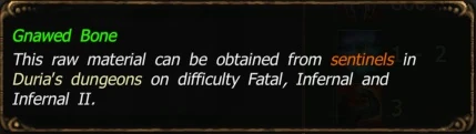 Gnawed Bone | Drakensang Online Wiki | Fandom