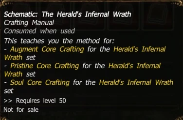Schematic - The Herald's Infernal Wrath | Drakensang Online Wiki | Fandom
